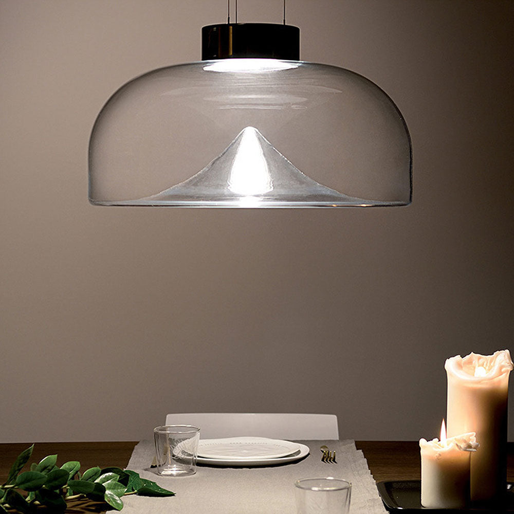 Nordic Clear Stained Small LED Pendant Lights